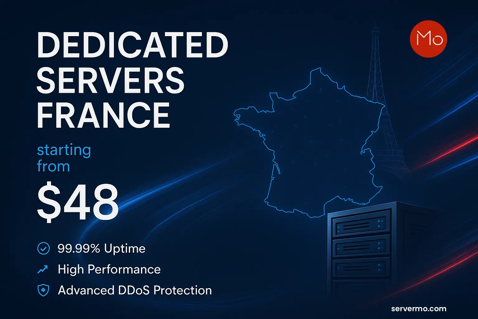 Dedicated Servers in France | Servermo